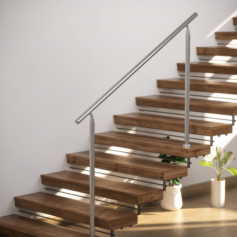 Symple Stuff 100Cm Stainless Steel Handrail Bannisters | Without Cross ...