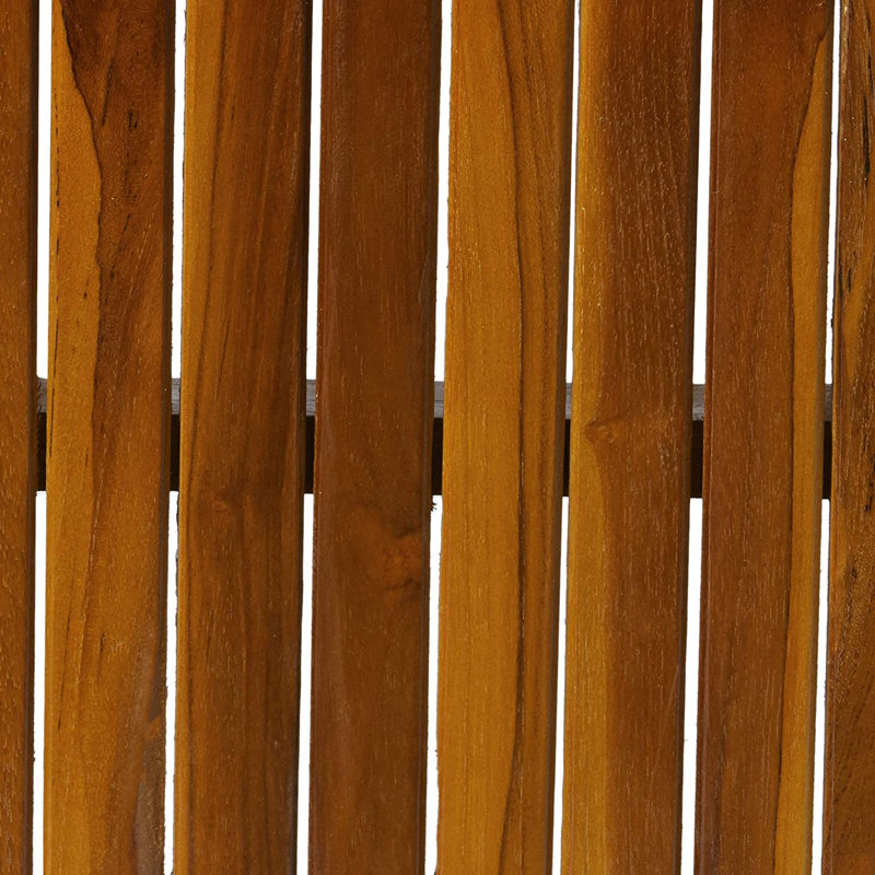 Rebrilliant Iyanna Teak Step Stool & Reviews | Wayfair