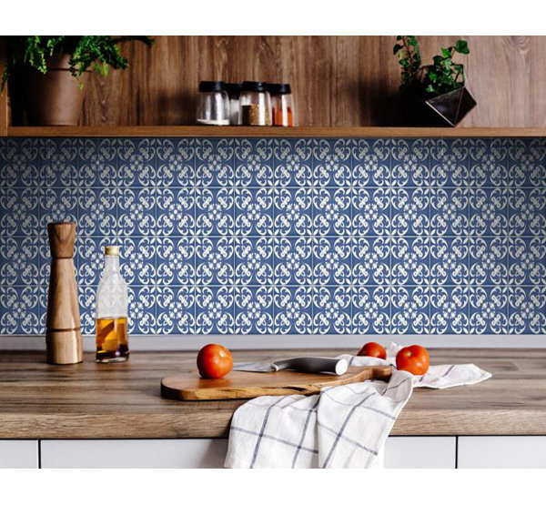 Bungalow Rose Peel & Stick Geometric Tile | Wayfair