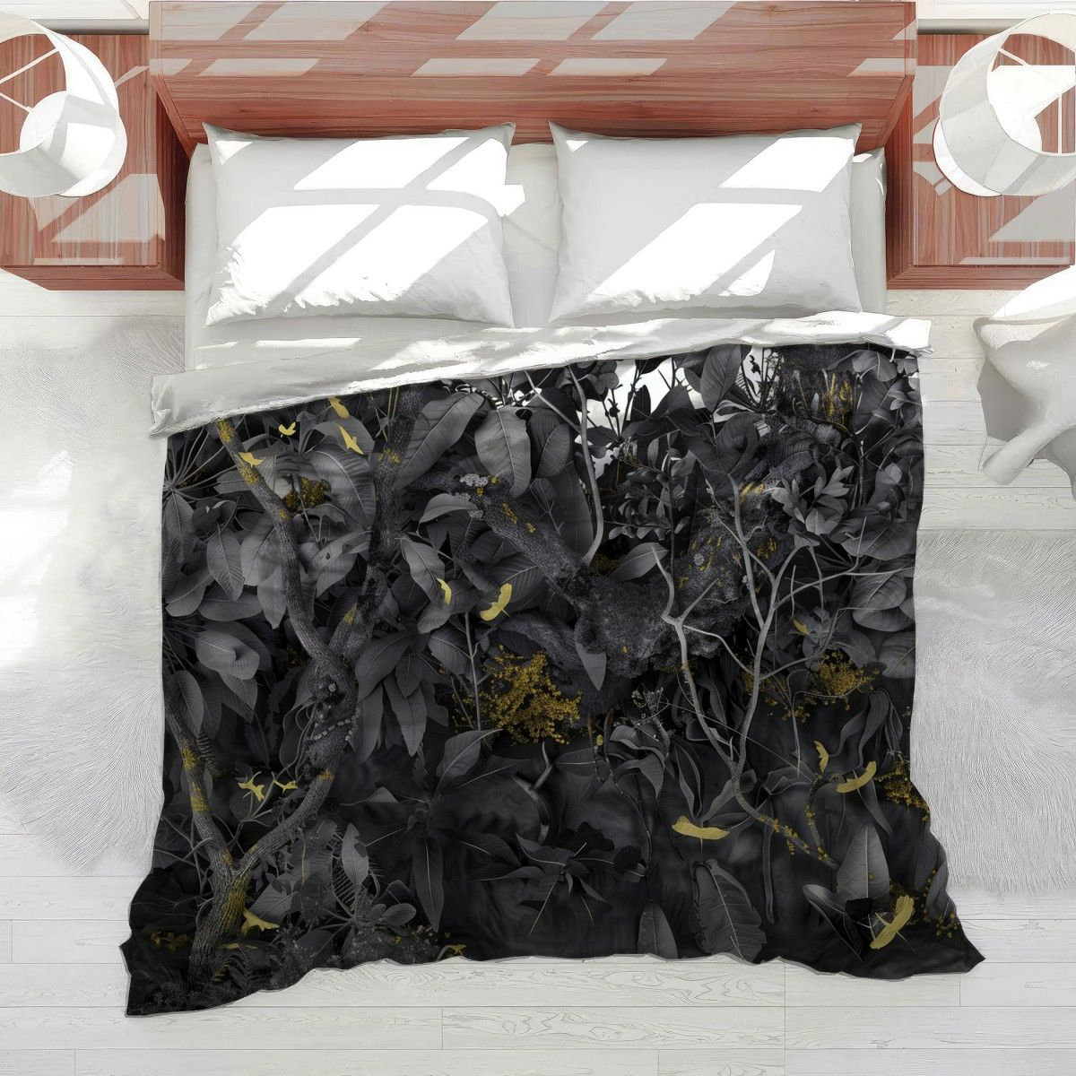 VisionDecor Jungle Bedding Nature Duvet Cover Vibrant | Wayfair