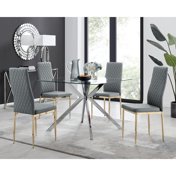 Canora Grey Eubanks 4 - Person Dining Set & Reviews | Wayfair.co.uk