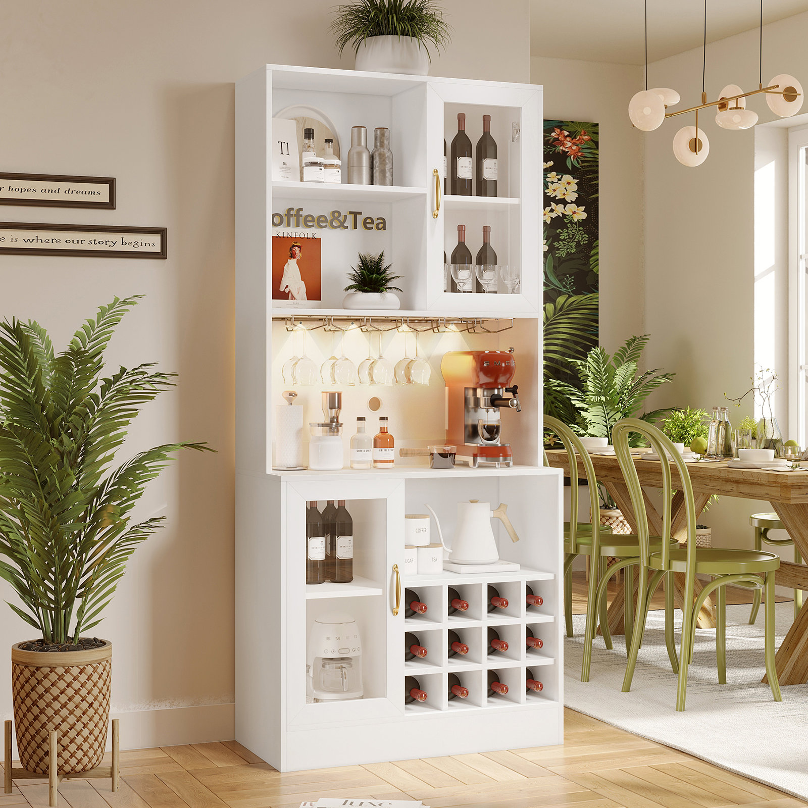 Winston Porter Shiloah 31.5'' Bar Cabinet & Reviews - Wayfair Canada