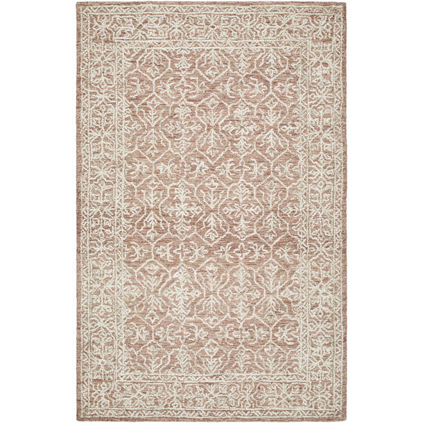 Dakota Fields Cinaed Hand Tufted Wool Abstract Rug | Wayfair