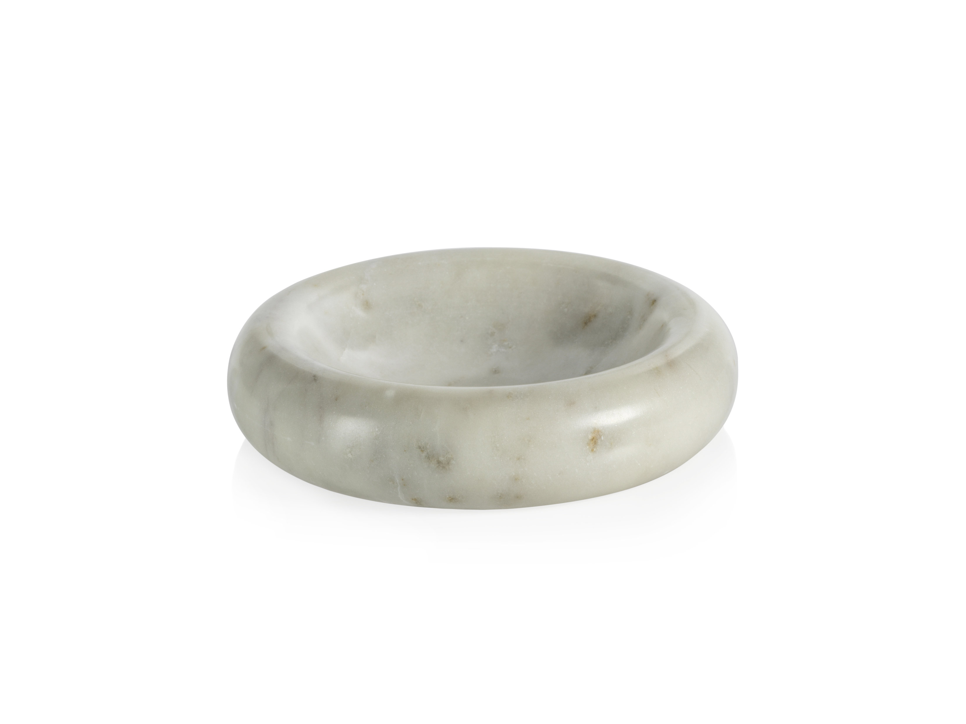 Wrought Studio™ Bonnell Marble Decorative Bowl in Gray | Wayfair
