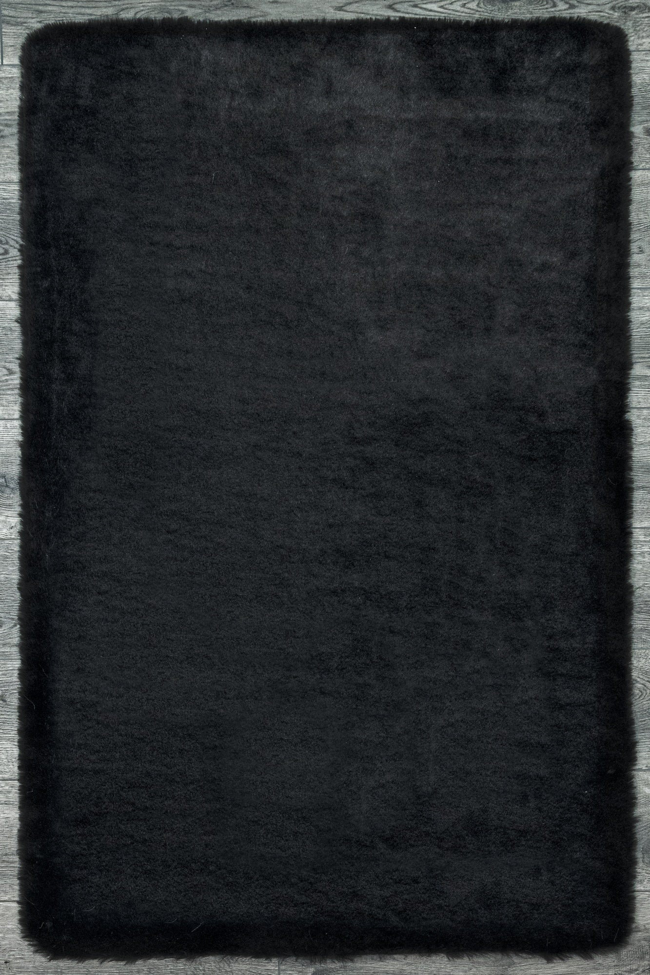 Aegean House Tripp Black Modern Plush Soft Area Rug | Wayfair
