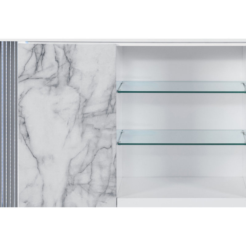 Rosdorf Park WHITE MARBLE BUFFET | Wayfair