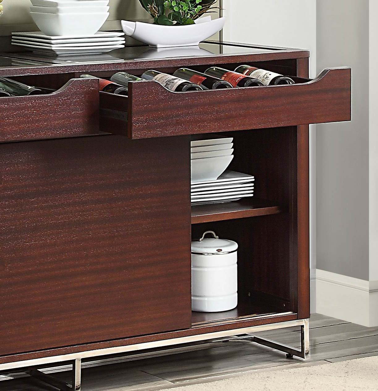 Latitude Run® Sideboard With Shelves Wine Storage Drawers - Wayfair Canada