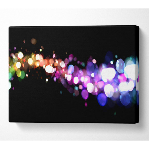 Metro Lane Light Diffusion Colour - Wrapped Canvas Print | Wayfair.co.uk