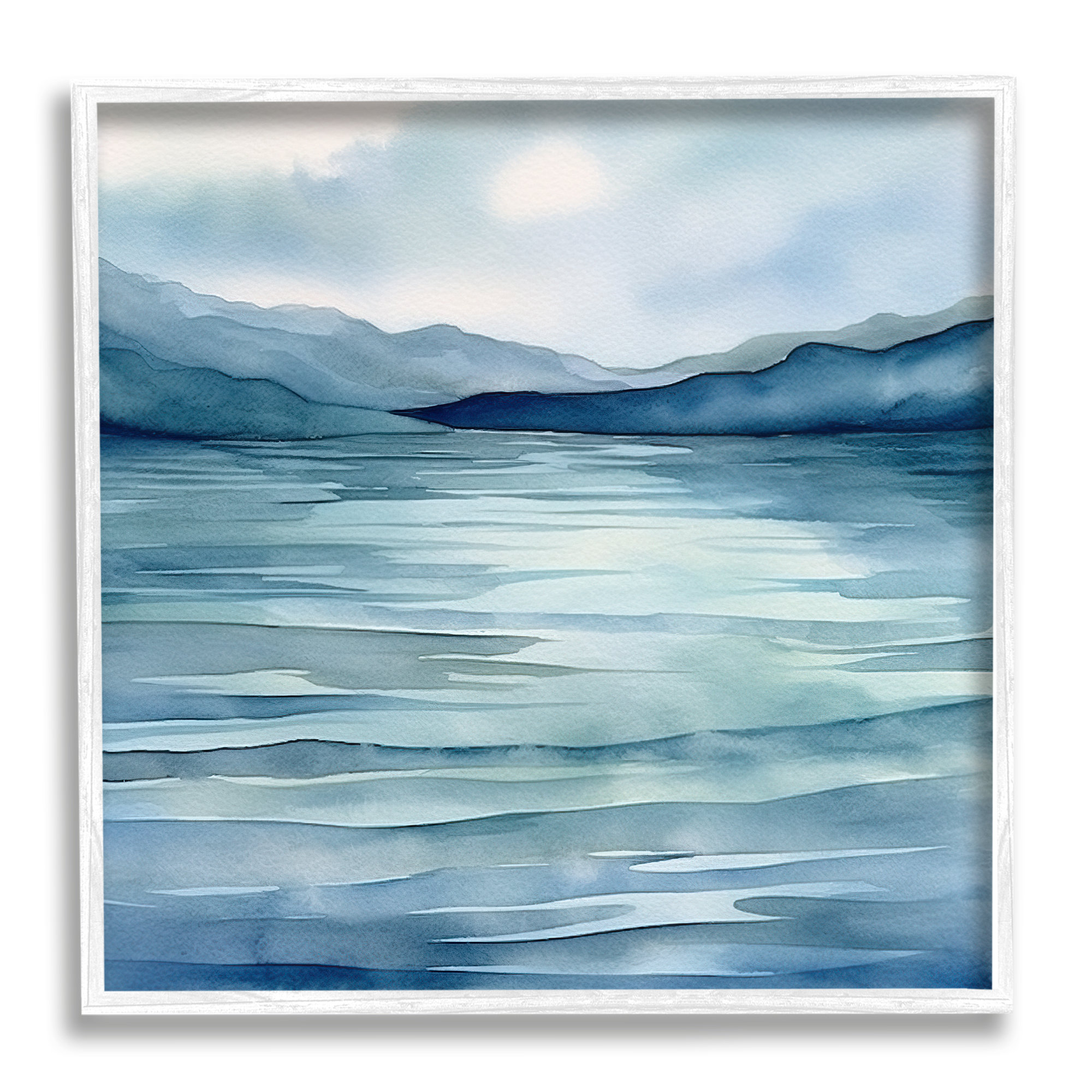 Stupell Industries Endless Waters Landscape On Wood Print | Wayfair