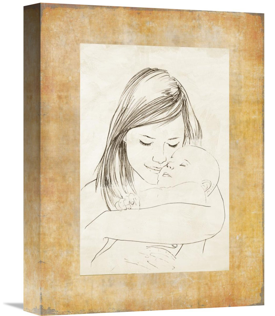 Global Gallery 'Mater II' by Simon Roux Graphic Art on Wrapped Canvas ...