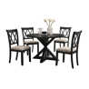 Laurel Foundry Modern Farmhouse® Ebbert 4 - Person Dining Set,Round ...