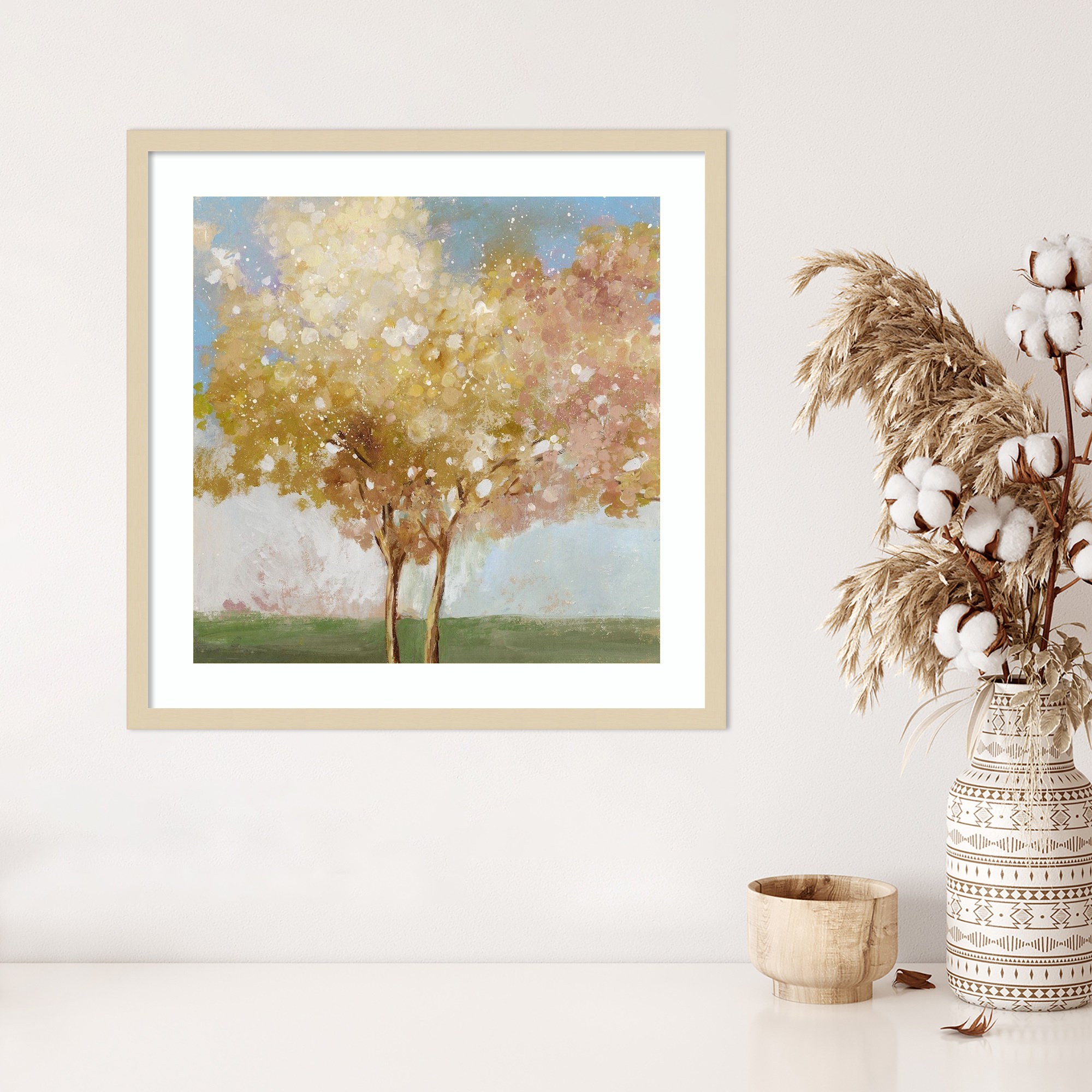 Lark Manor™ Autumn Trees by Allison Pearce Wood Framed Wall Art Print ...