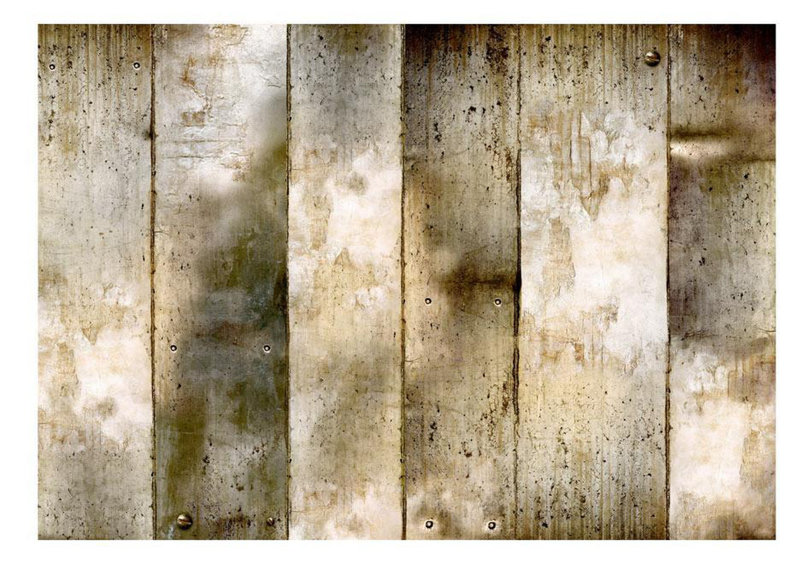 17 Stories Peel & Stick Wall Mural - Concrete Gold Stripes Background ...