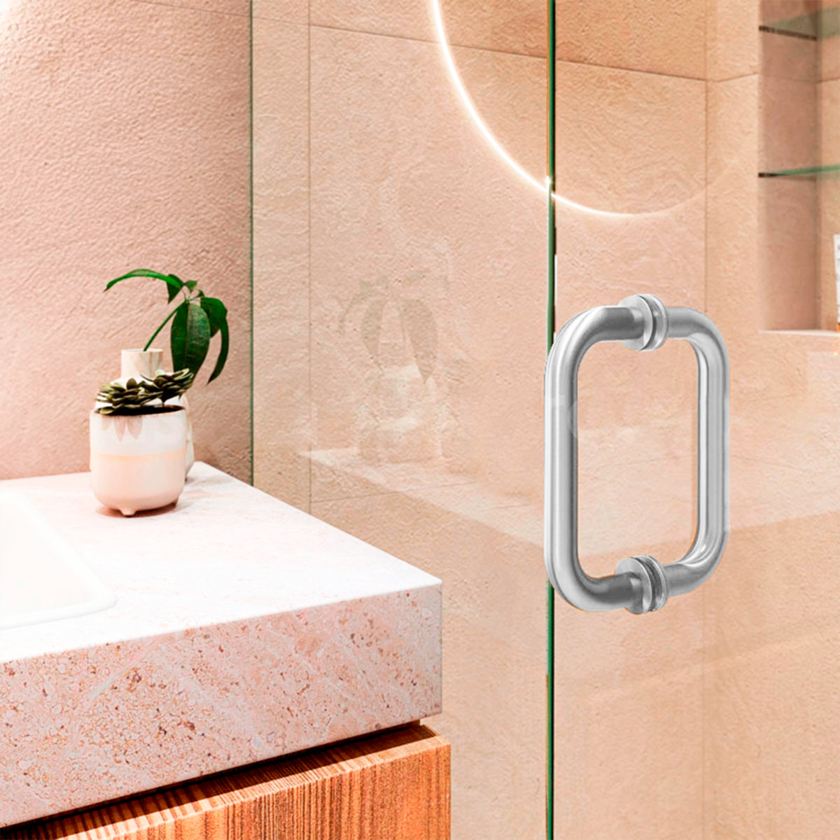 M&F Home solution Traditional Tubular Back to Back Handle | Wayfair
