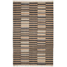 Dash and Albert Rugs Ravel Stripe Black Handwoven Wool Rug & Reviews ...