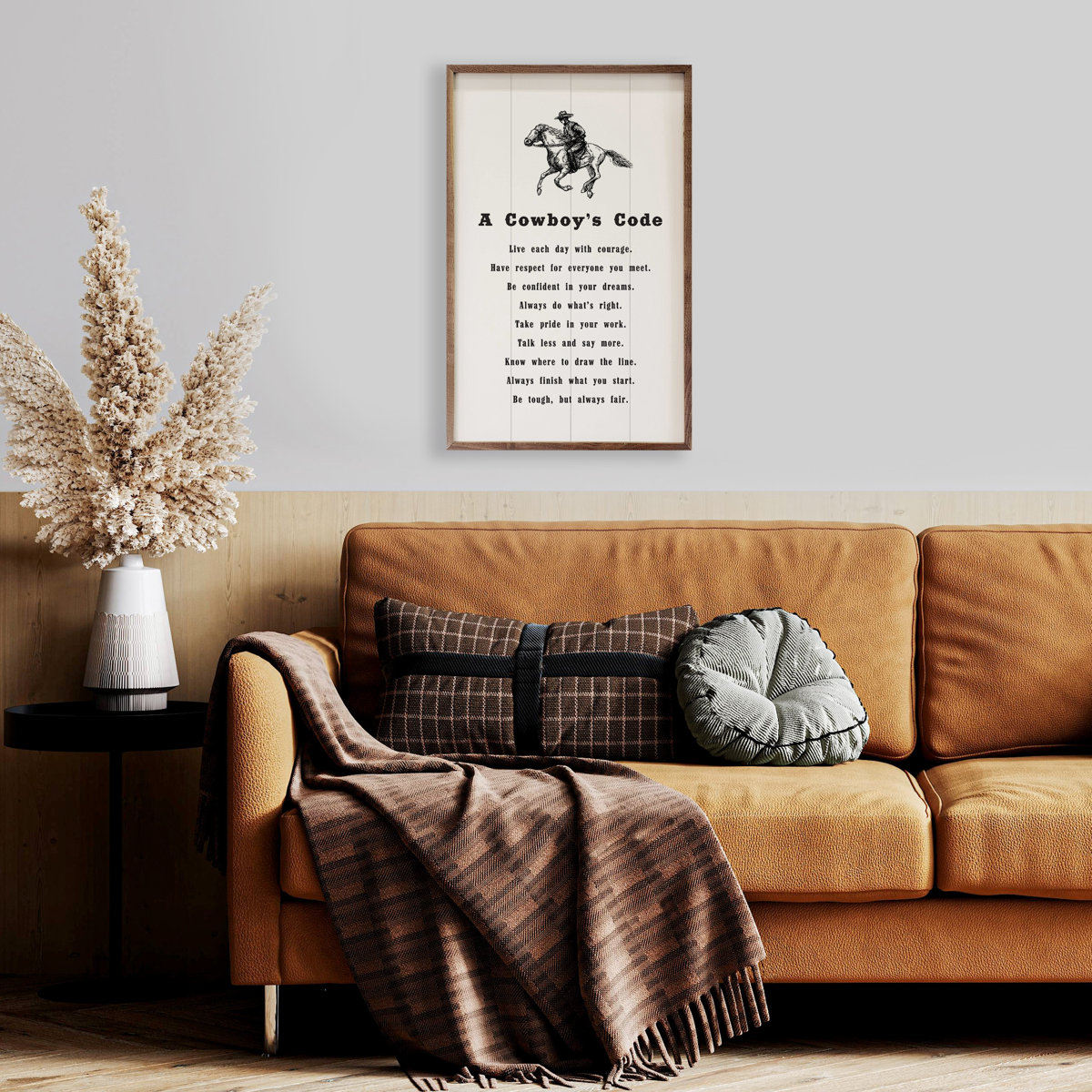 Winston Porter Cowboy Code White & Reviews | Wayfair