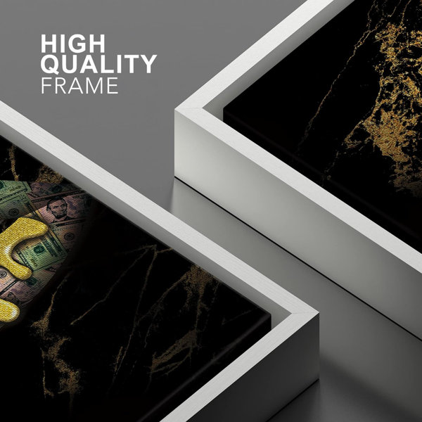 IDEA4WALL Gold Dripping Lip Money Talk Graffiti & Street Art Famous ...