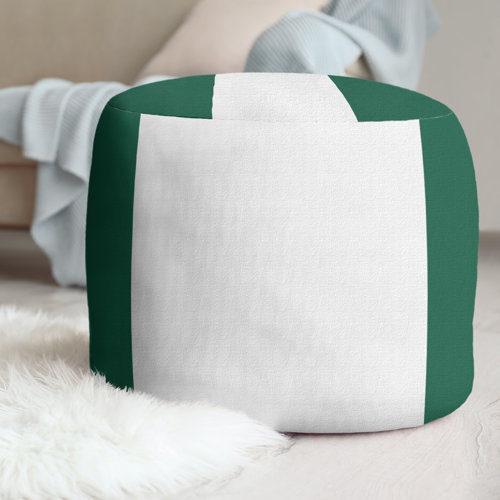 Bless international Tennessee Football Upholstered Ottoman | Wayfair