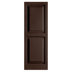 Alpha Shutters Standard Raised Panel Vinyl Shutters Pair & Reviews ...