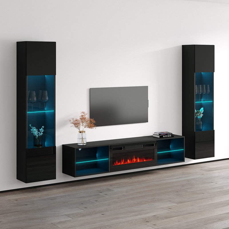 Brayden Studio Brezlin Entertainment Centre for TVs up to 78" with ...