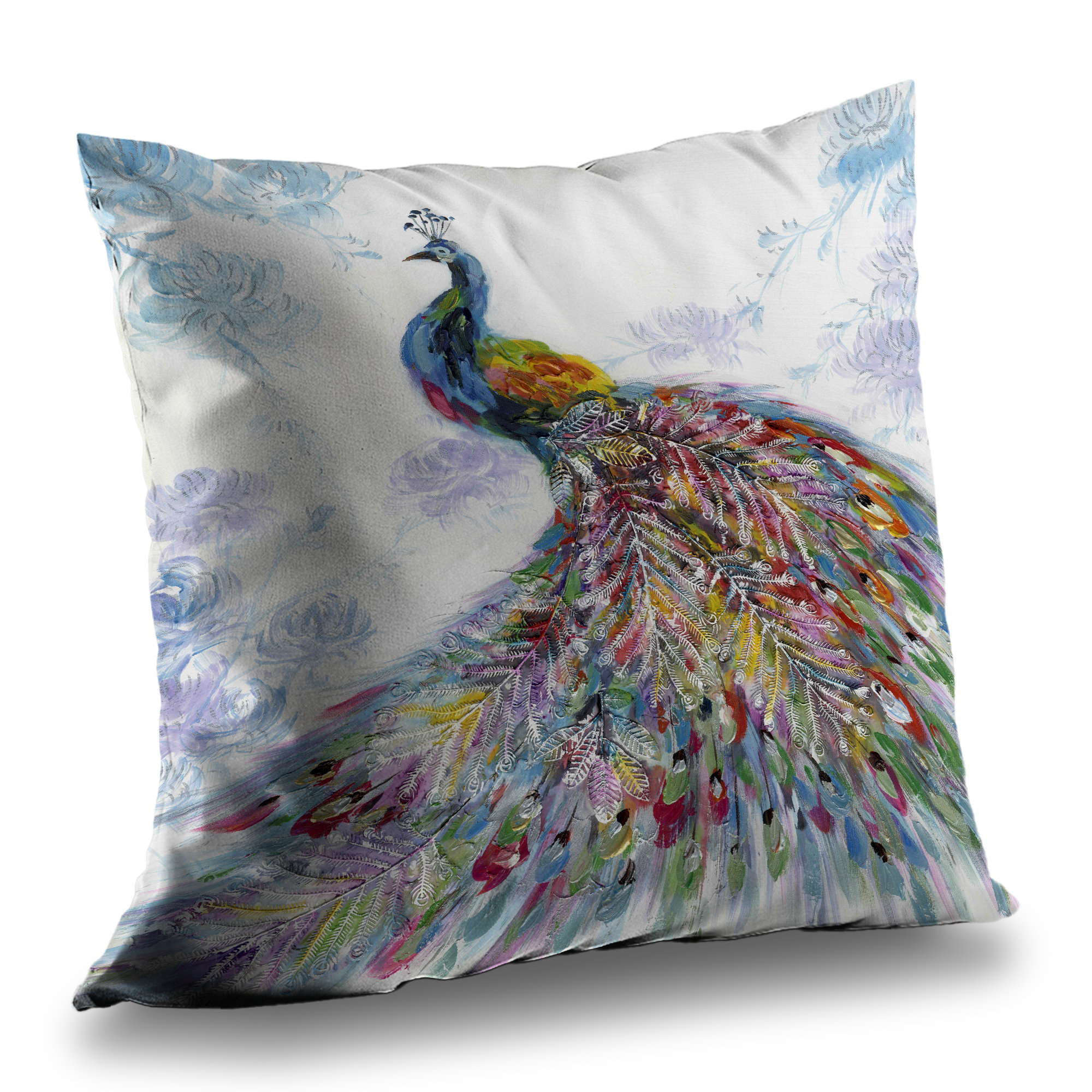 Begin Edition International Inc. Majestic Peacock with Flowers ...