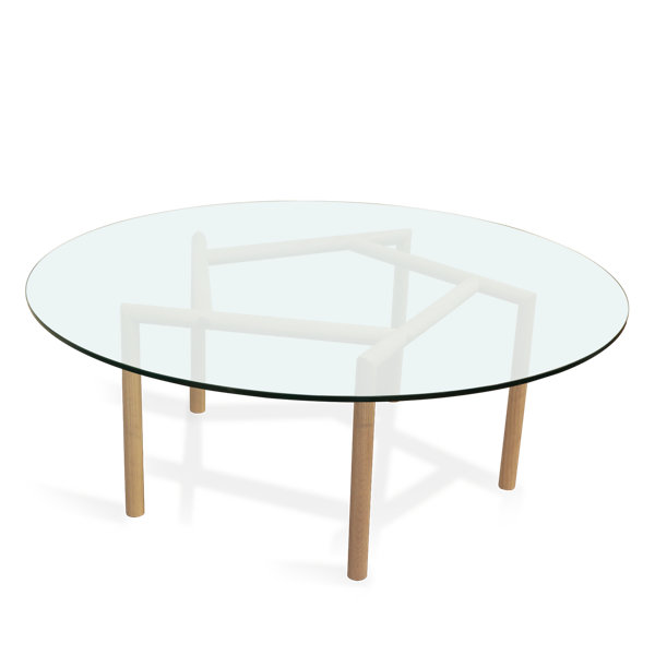 Tronk Design Gallagher Glass Top Coffee Table | Wayfair
