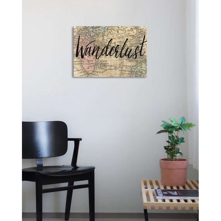 Buy Art For Less Global Chic Wonderlust World Map On Canvas by Beth ...