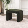 Mercer41 24 Inches Upholstered Waterfall Ottoman Footstool & Reviews ...