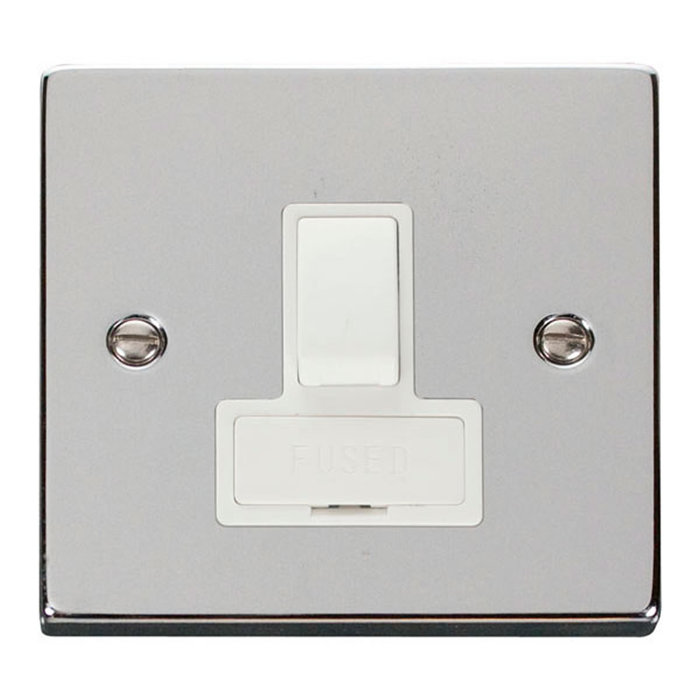 Metro Lane Polished Chrome 13A Fused Connection Unit Switched | Wayfair ...