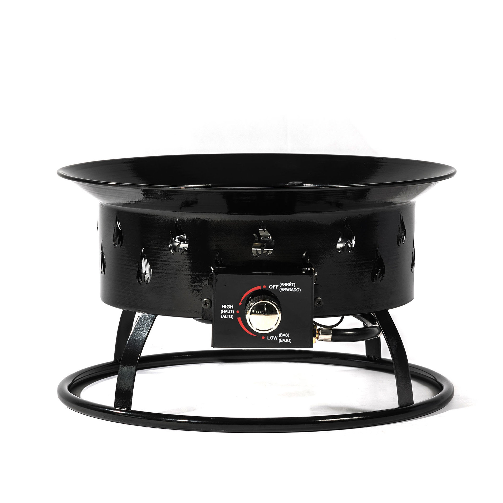 Latitude Run® Mini Outdoor Heating Fire Pit - Portable Steel With Lava ...
