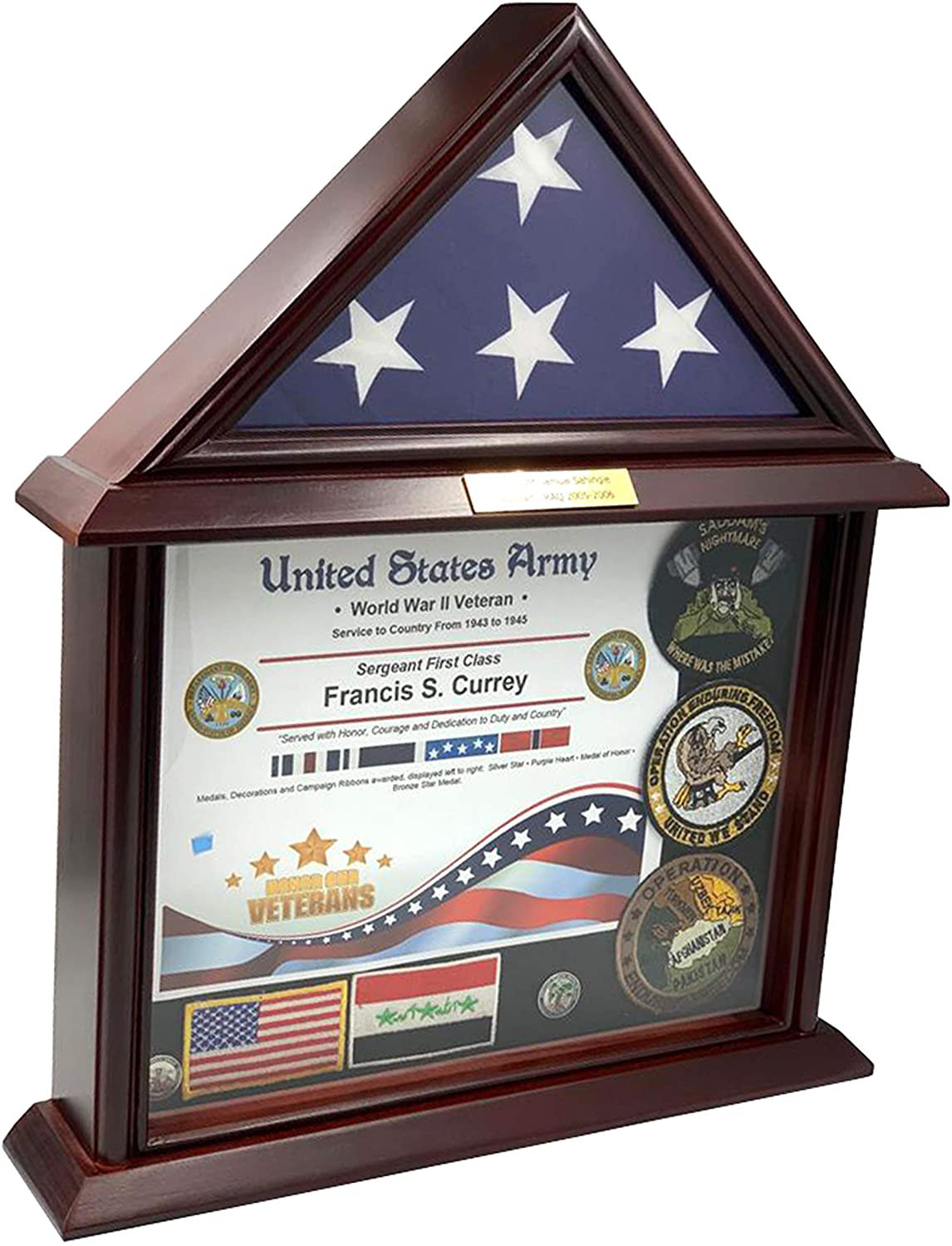 DECOMIL Flag Display Case Wall Décor | Wayfair