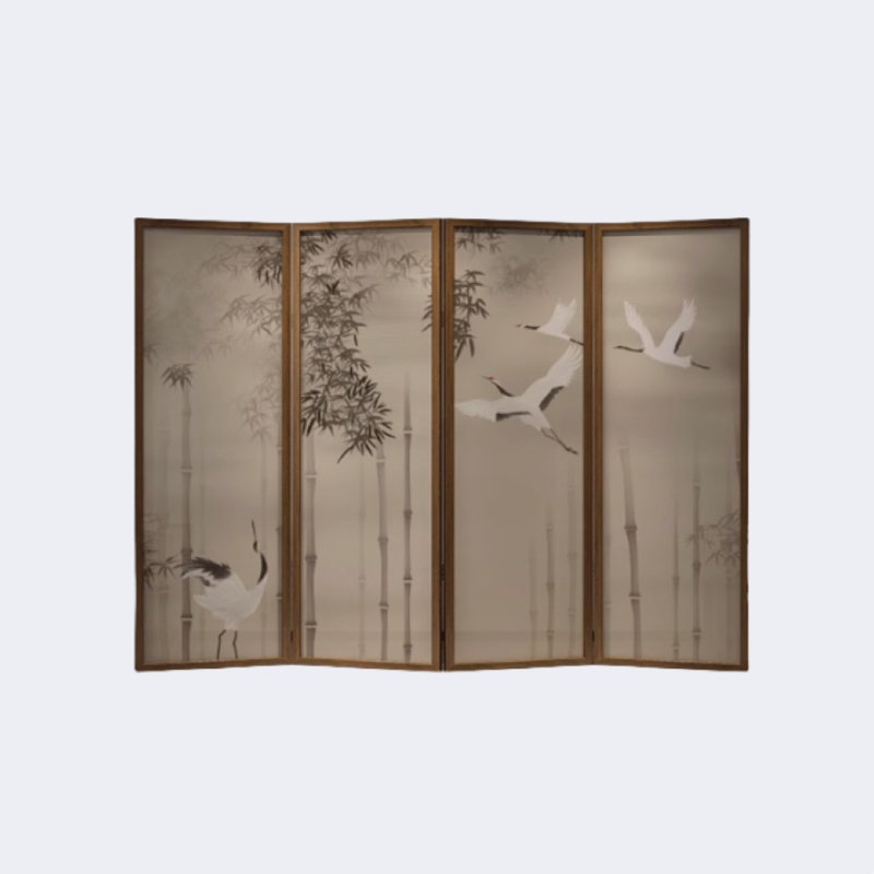 A Bestiary Living Bamboo crane screen partition | Wayfair