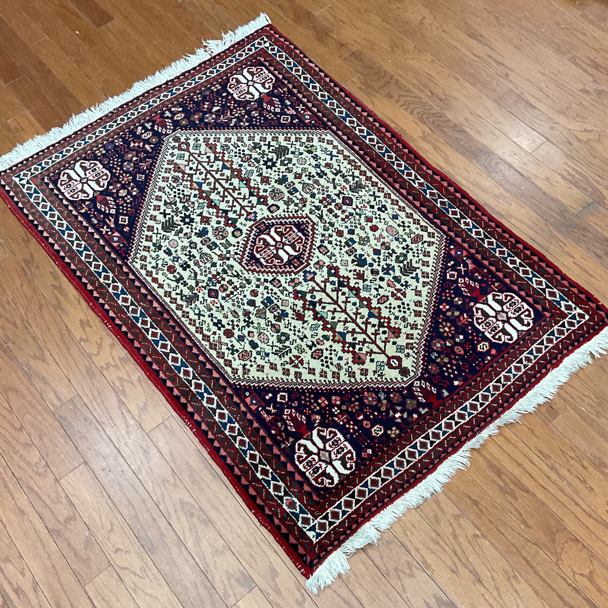 Bungalow Rose Handmade Abada Wool Rug | Wayfair