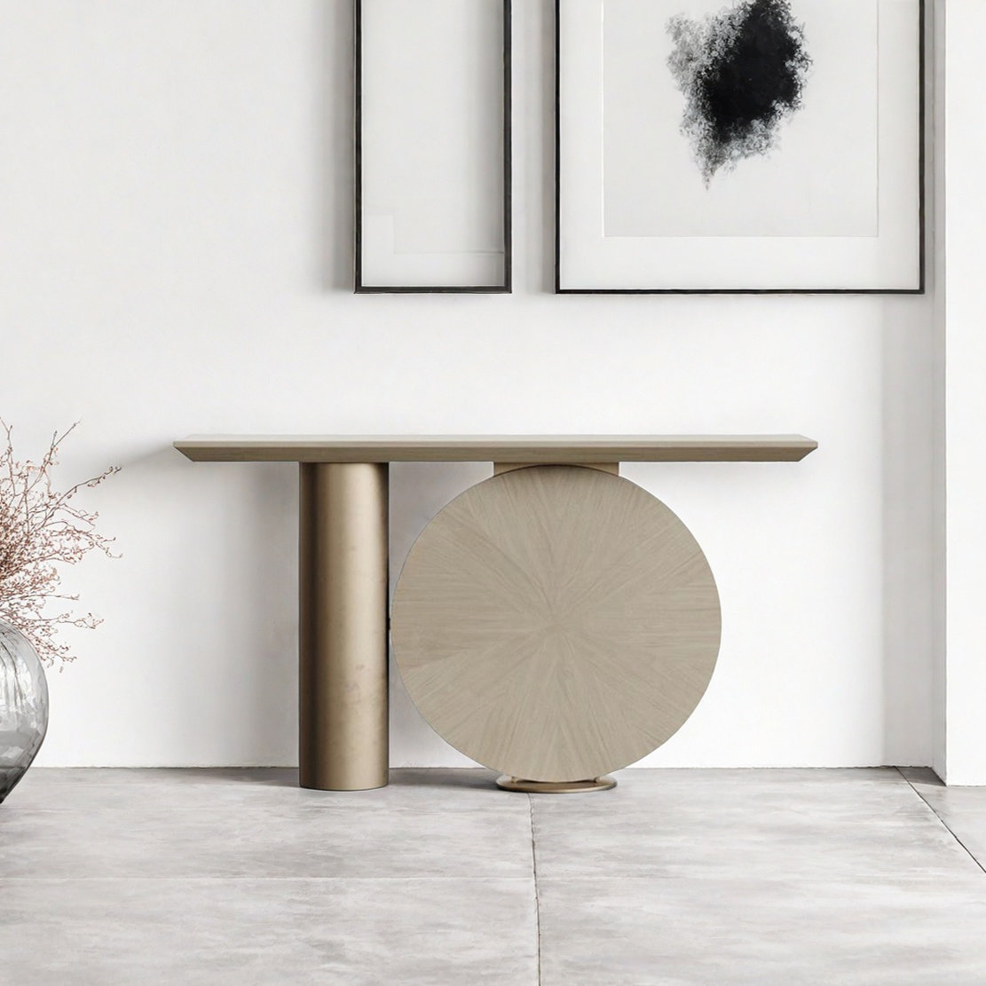 interanest Modern Luxury Art Console Table | Wayfair
