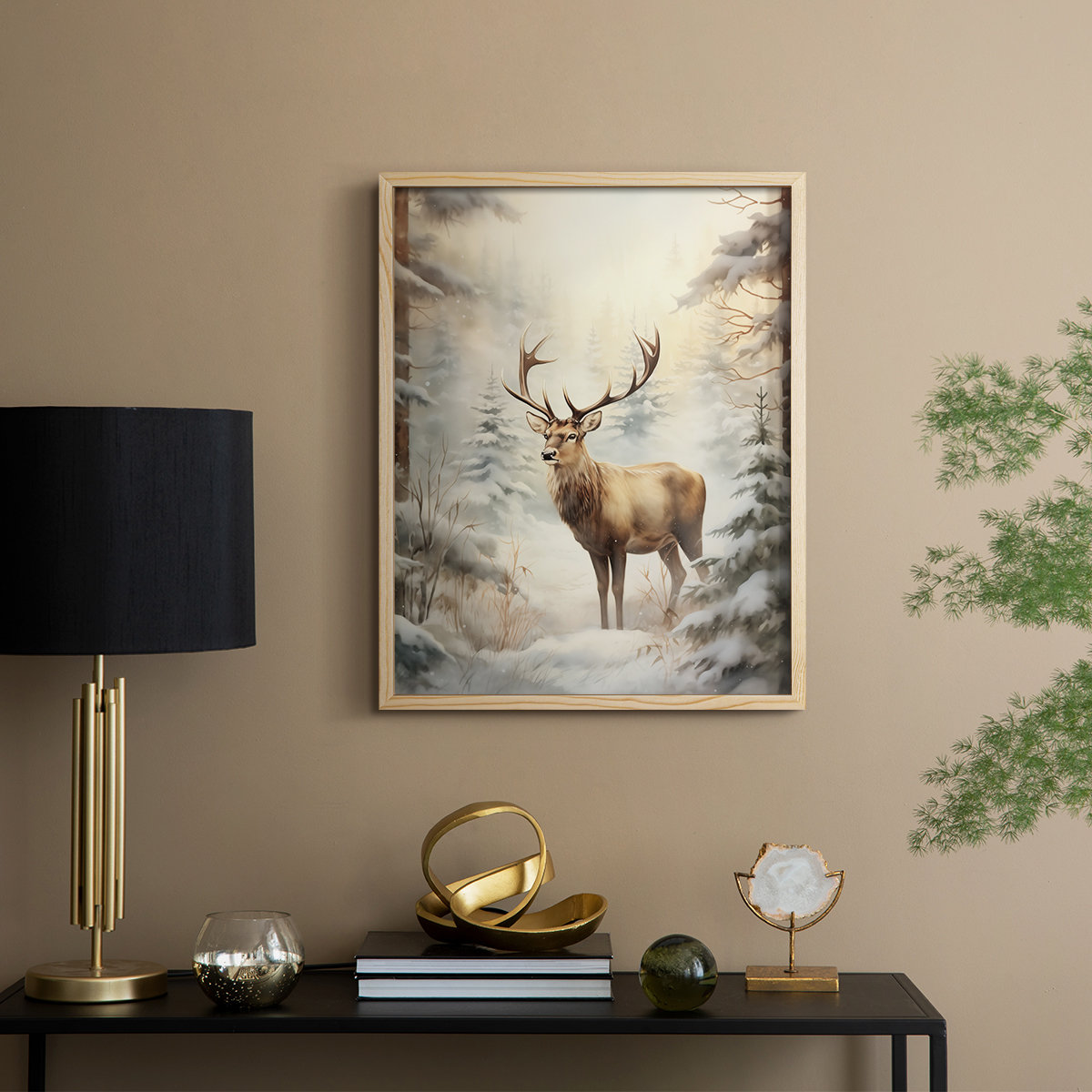 The Holiday Aisle® Christmas Holiday Art DCXC Framed Print - Solid Wood ...