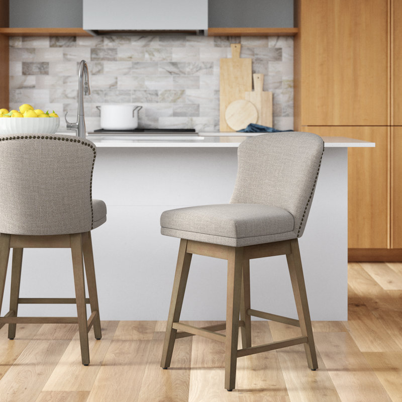 Wade Logan® Azena Swivel 26'' Counter Stool & Reviews | Wayfair