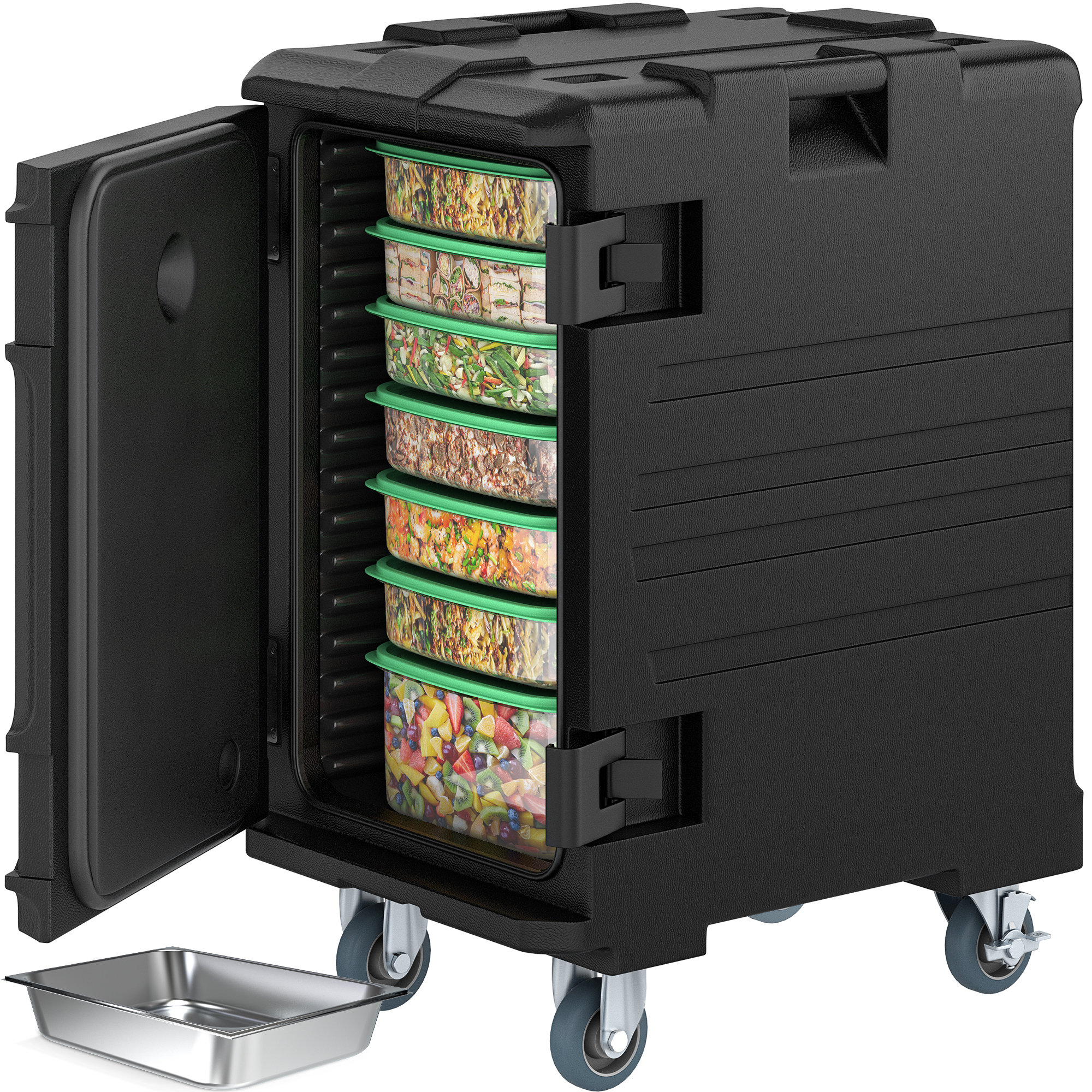 Balconera 120 Gallons Rectangle Plastic Insulated Food Carrier Box ...