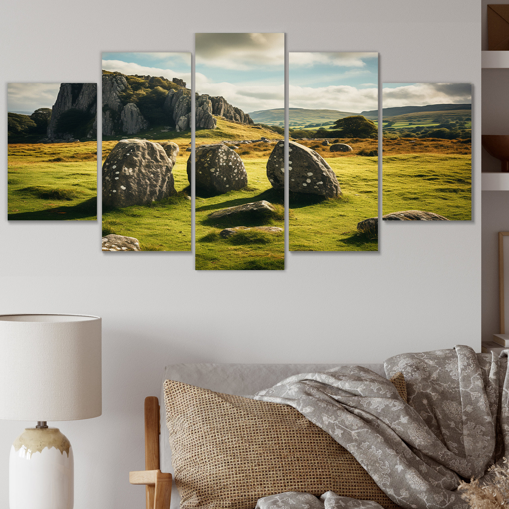 Design Art Ireland Irish Legends II - Ireland Canvas Wall Art - 5 ...
