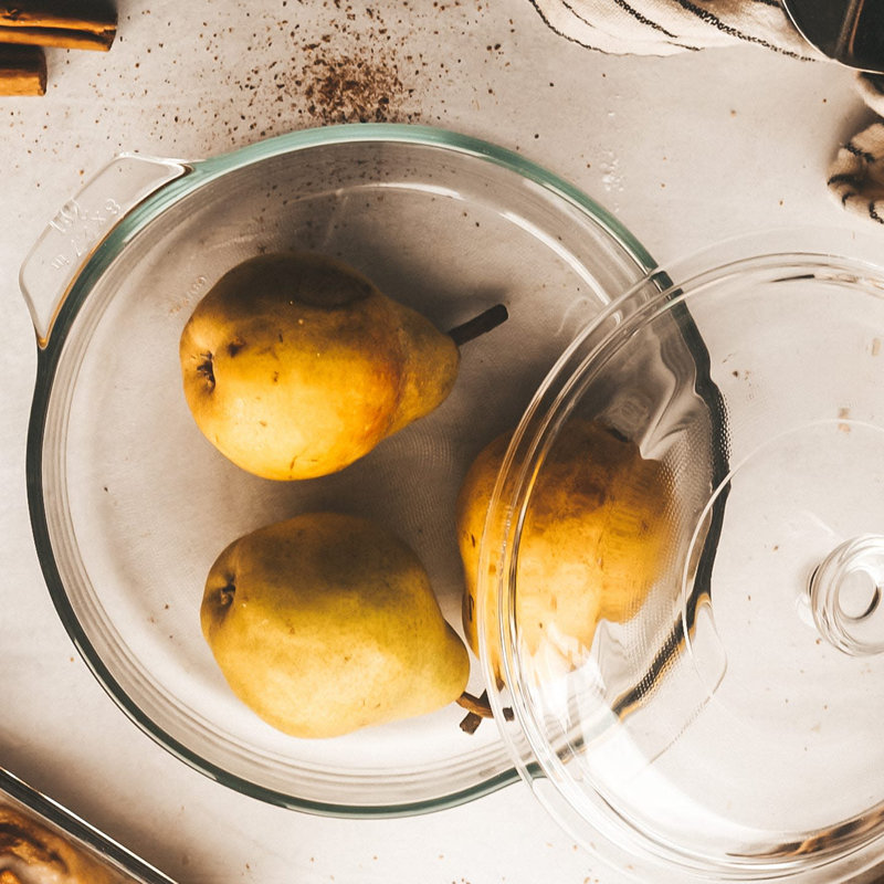 Libbey Baker's Basics 6-Piece Glass Casserole Baking Dish Set with ...