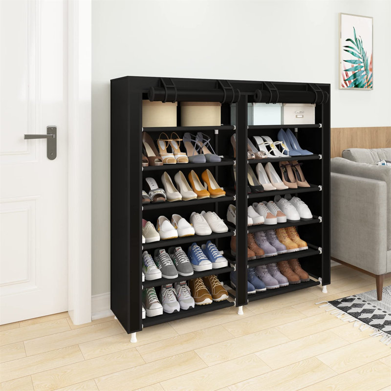 Rebrilliant Portable 36 Pair Shoe Rack | Wayfair