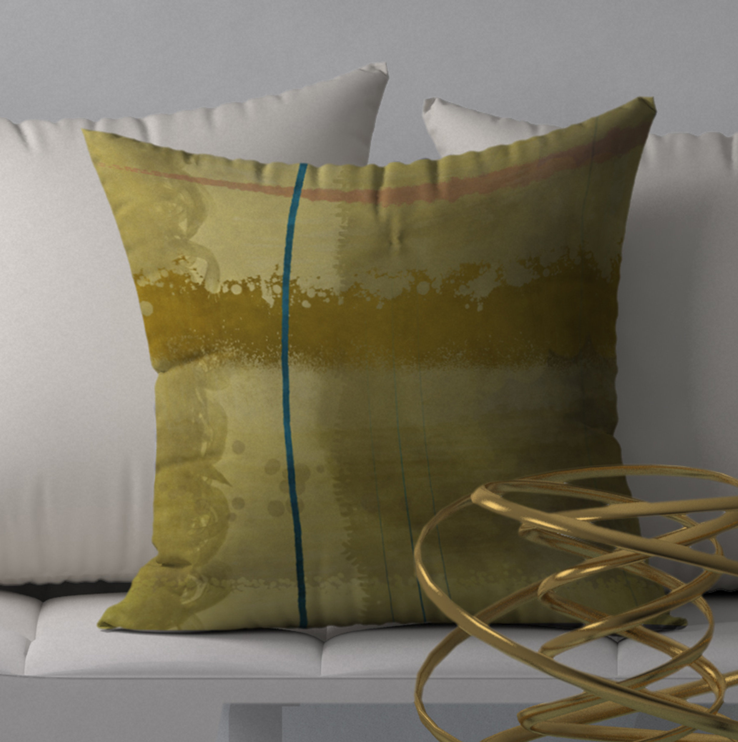 LeRoi Products Exquisite Singular Square Pillow Cover & Insert | Wayfair