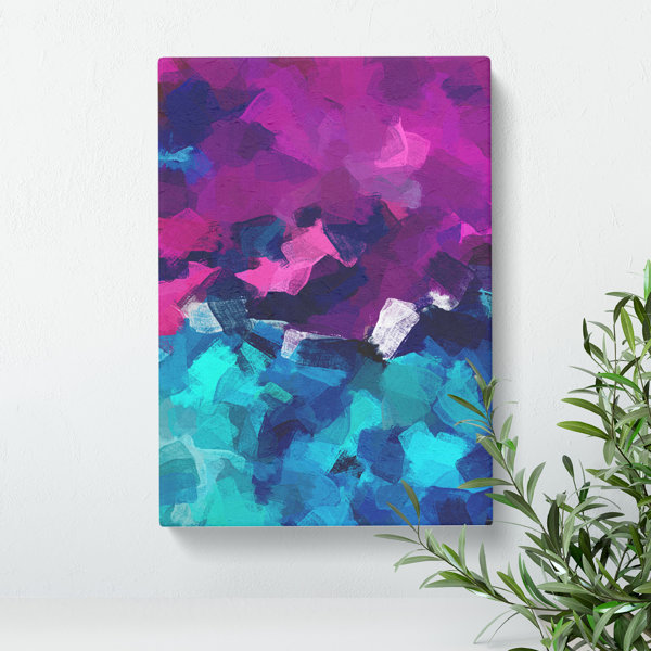 Metro Lane Adjusted Memory Abstract - Wrapped Canvas Painting | Wayfair ...