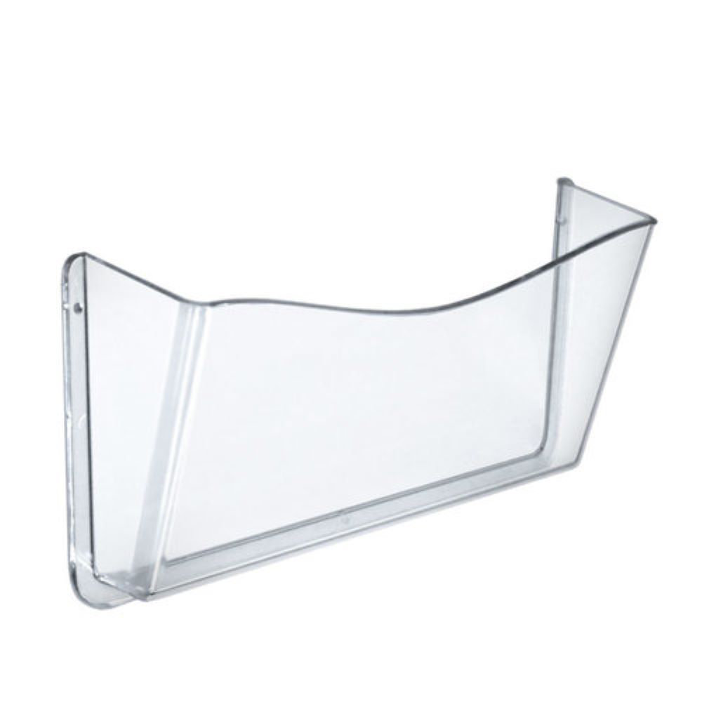 Azar Displays Classeur mural transparent en plastique transparent avec ...