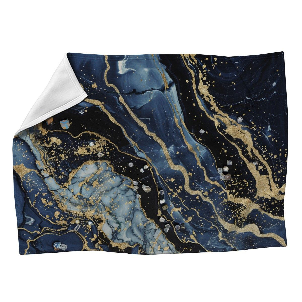 VisionDecor Marble Fleece Throw Blanket - Modern Throws for Sofas or ...