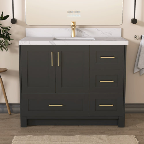41" - 45" Single Vanity Bases You'll Love | Wayfair