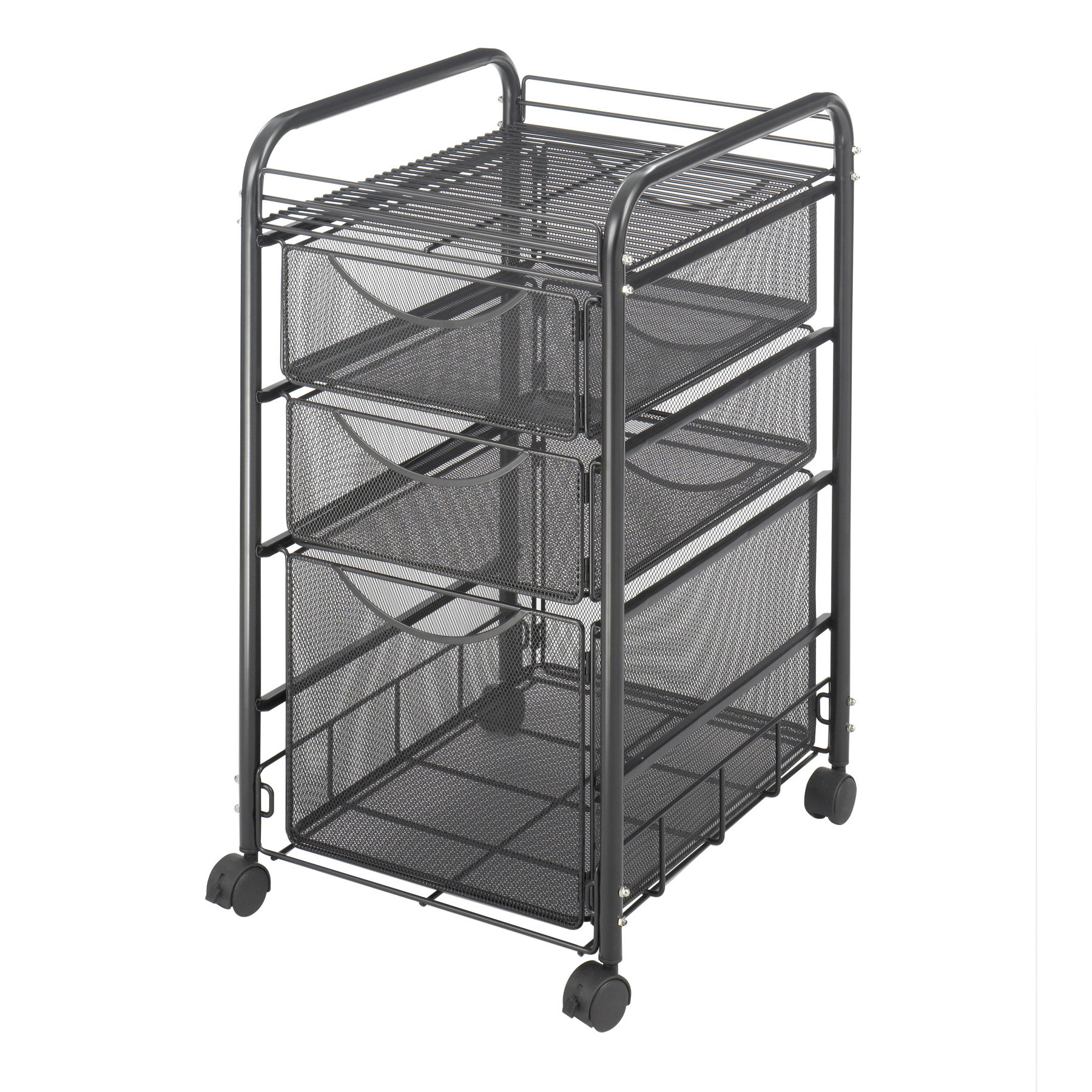 Safco Products Company Onyx™ Mesh Mobile File Cart & Reviews | Wayfair