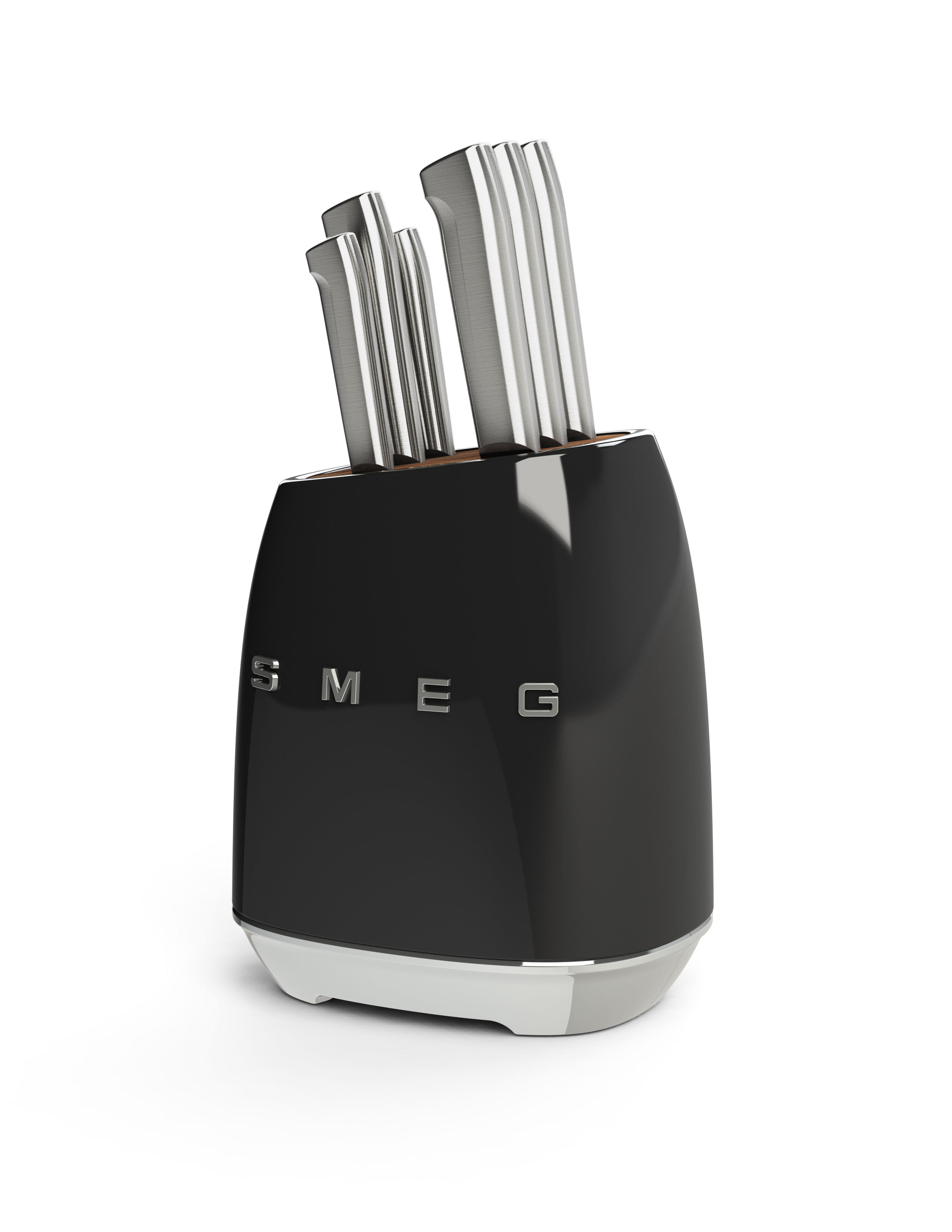 SMEG 7 Piece Kitchen Knife Set with Block & Reviews | Wayfair
