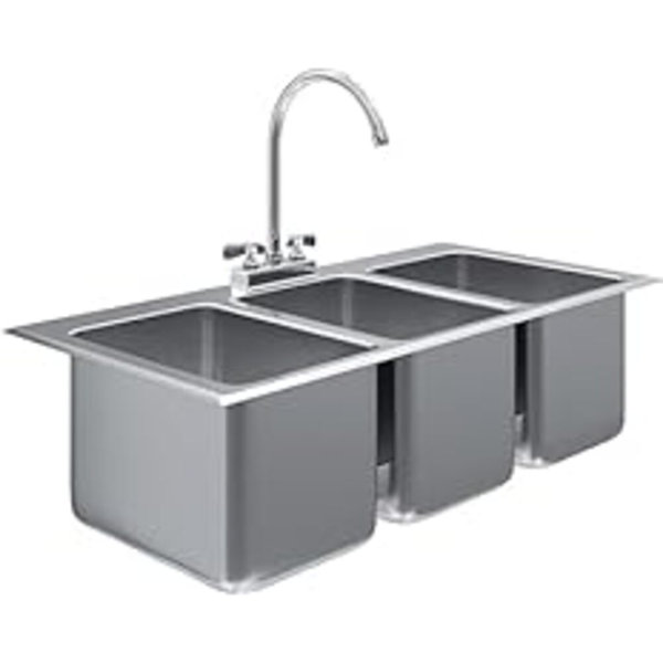 Triple Kitchen Sinks You'll Love | Wayfair