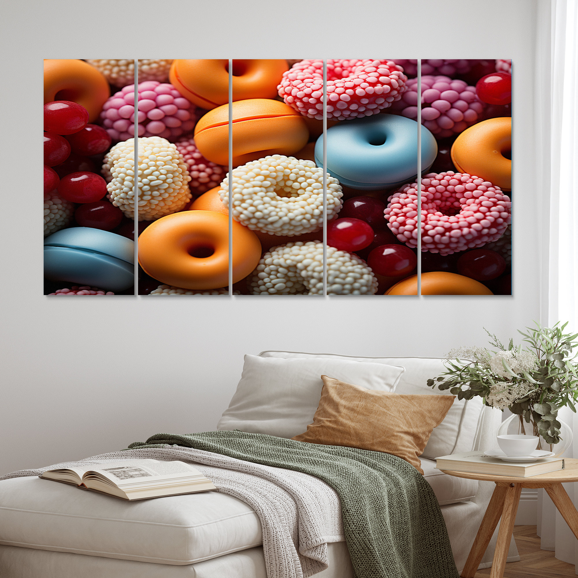 Latitude Run® Colorful Pop Art Candy II - Food & Beverage Metal Art ...