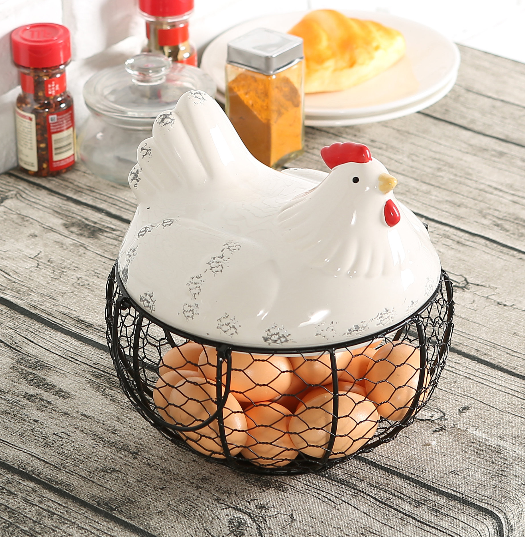 MyGift Chicken Design Egg Food Storage Container & Reviews | Wayfair.co.uk